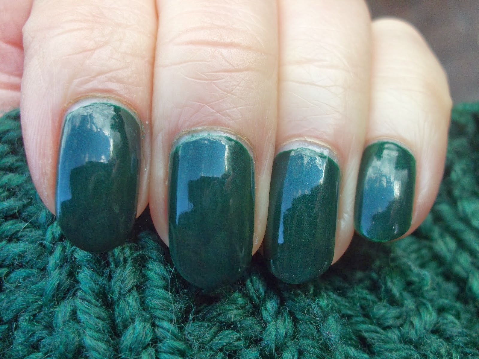 Knitty Nails: Butter London British Racing Green