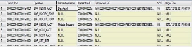 Sql: HOW TO READ THE SQL SERVER DATABASE TRANSACTION LOG