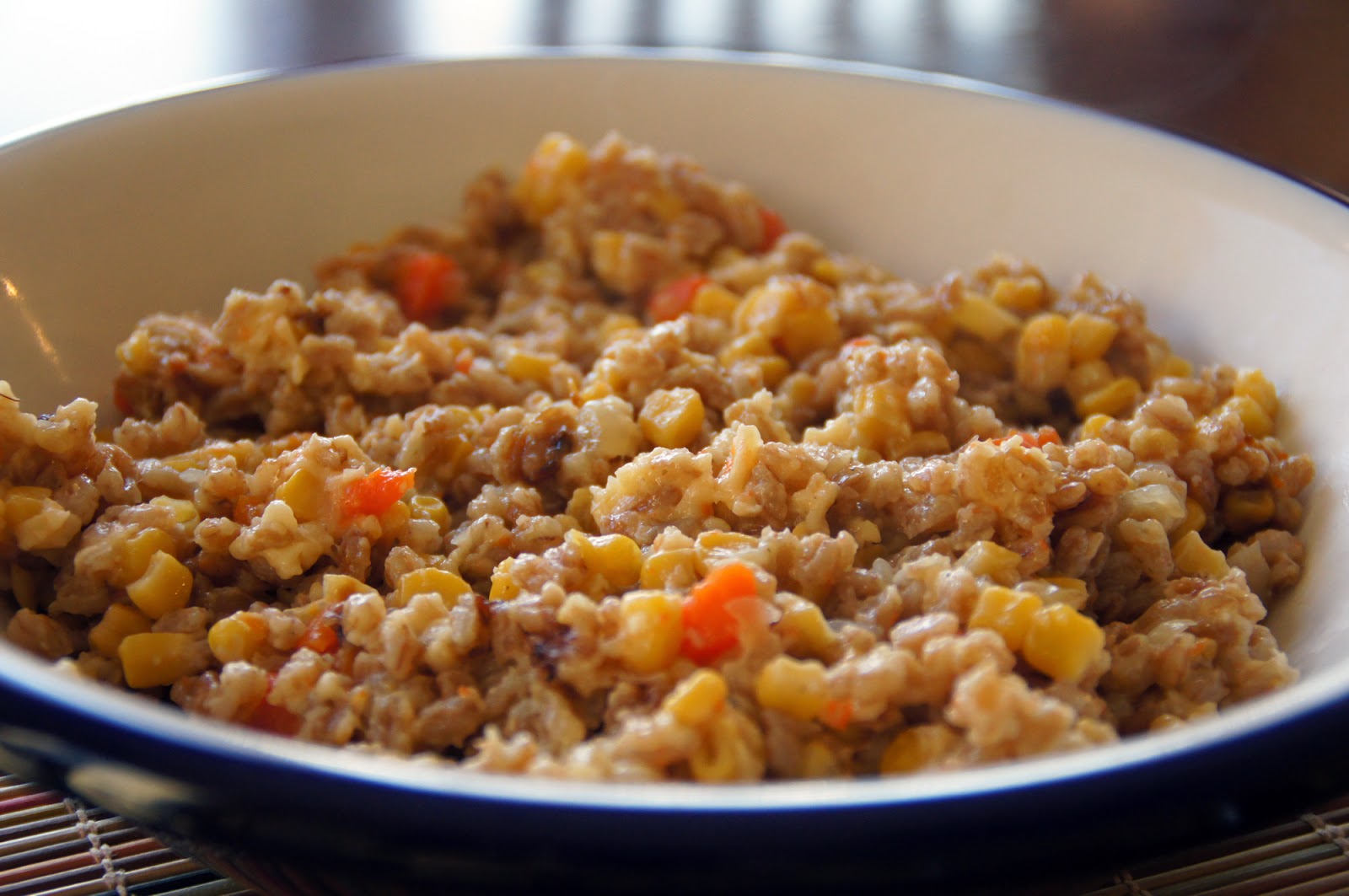 Little Bit of Everything: Sweet Corn, Gouda and Farro Risotto and ...