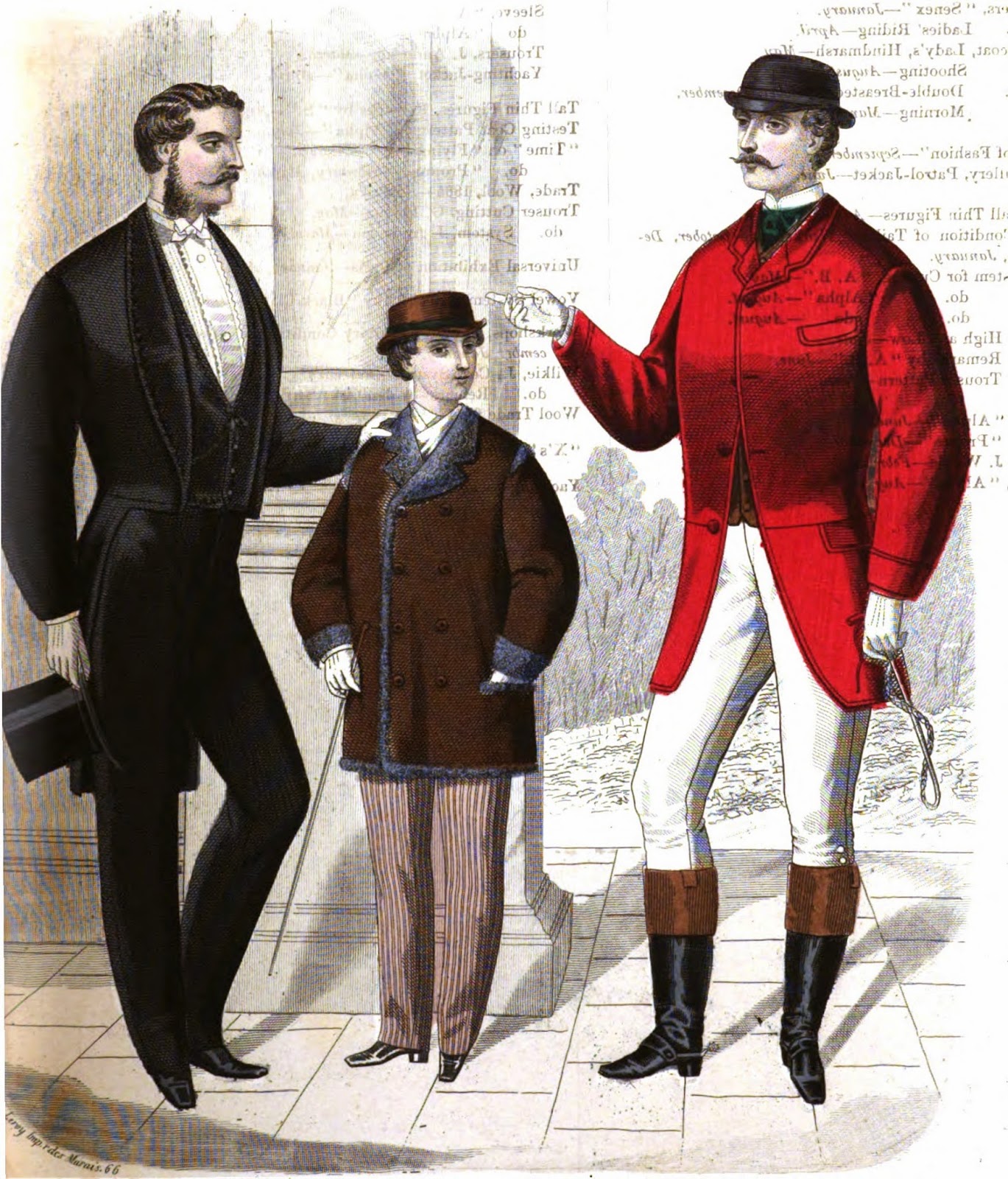 19th Century Historical Tidbits: 1866 Fashions