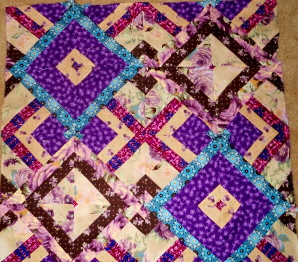 Diamon Naturals: Hidden Wells Quilt Tutorial