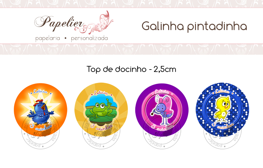 Papelier - papelaria criativa: Mais da galinha pintadinha