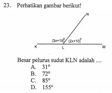 Soal & Pembahasan UN Matematika SMP 2016 (Bagian 3)
