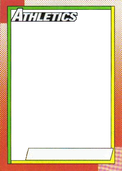 Topps Cards that Never Were: Templates 1989-2001