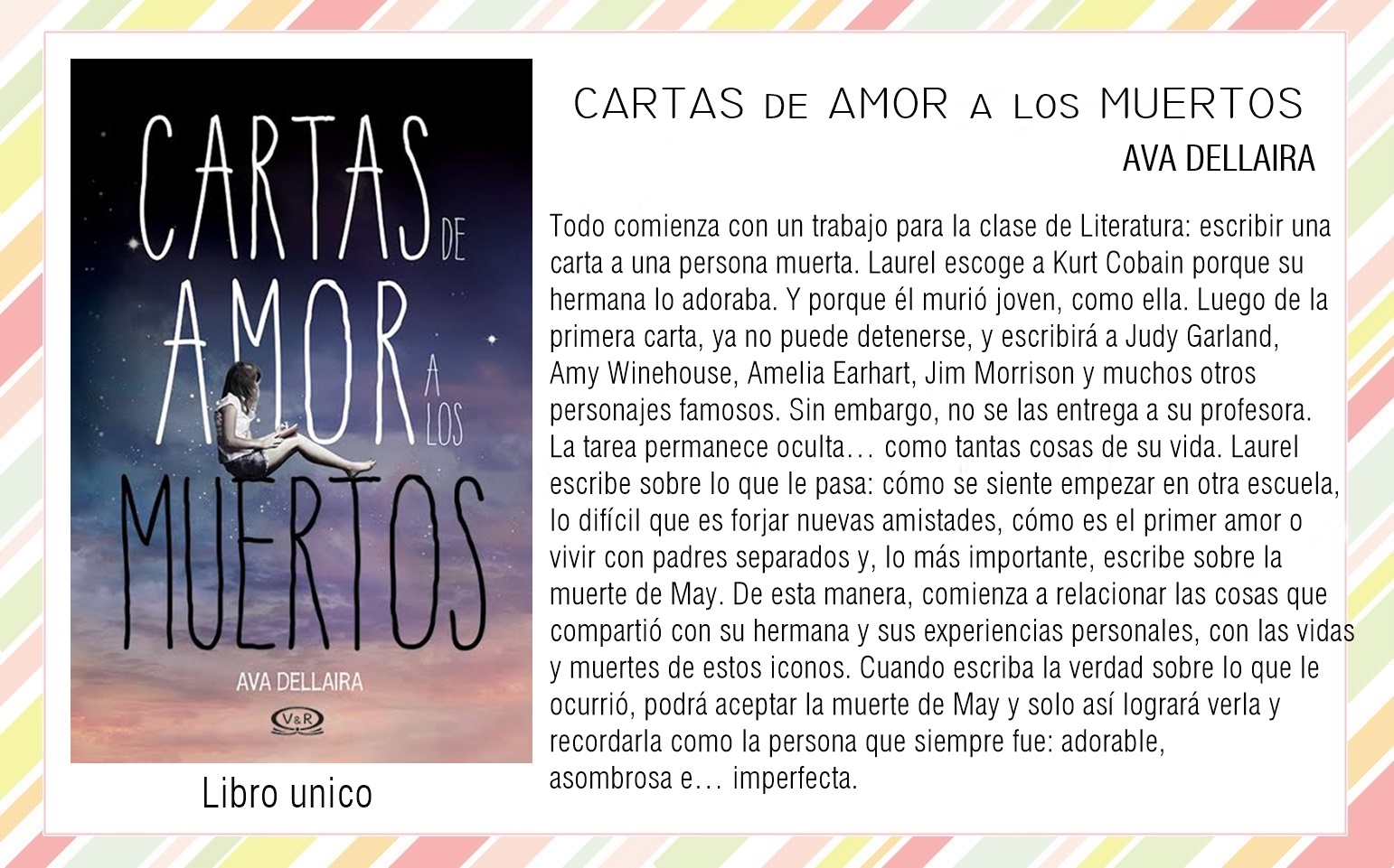 Reseña: Cartas de amor a los muertos por Ava Dellaira - Libros que amar...