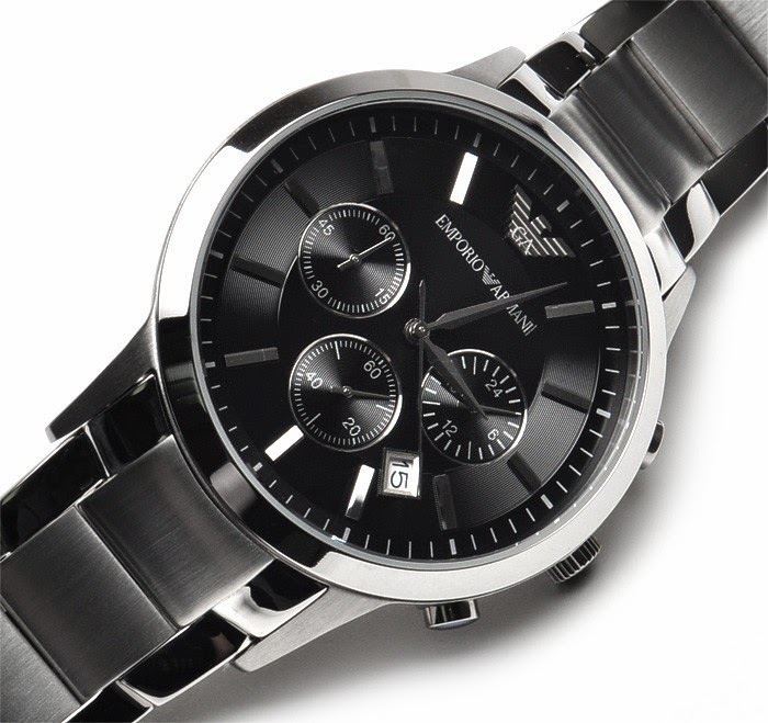 Emporio Armani AR2434 Classic Chronograph Mens Watch - Avenue Online