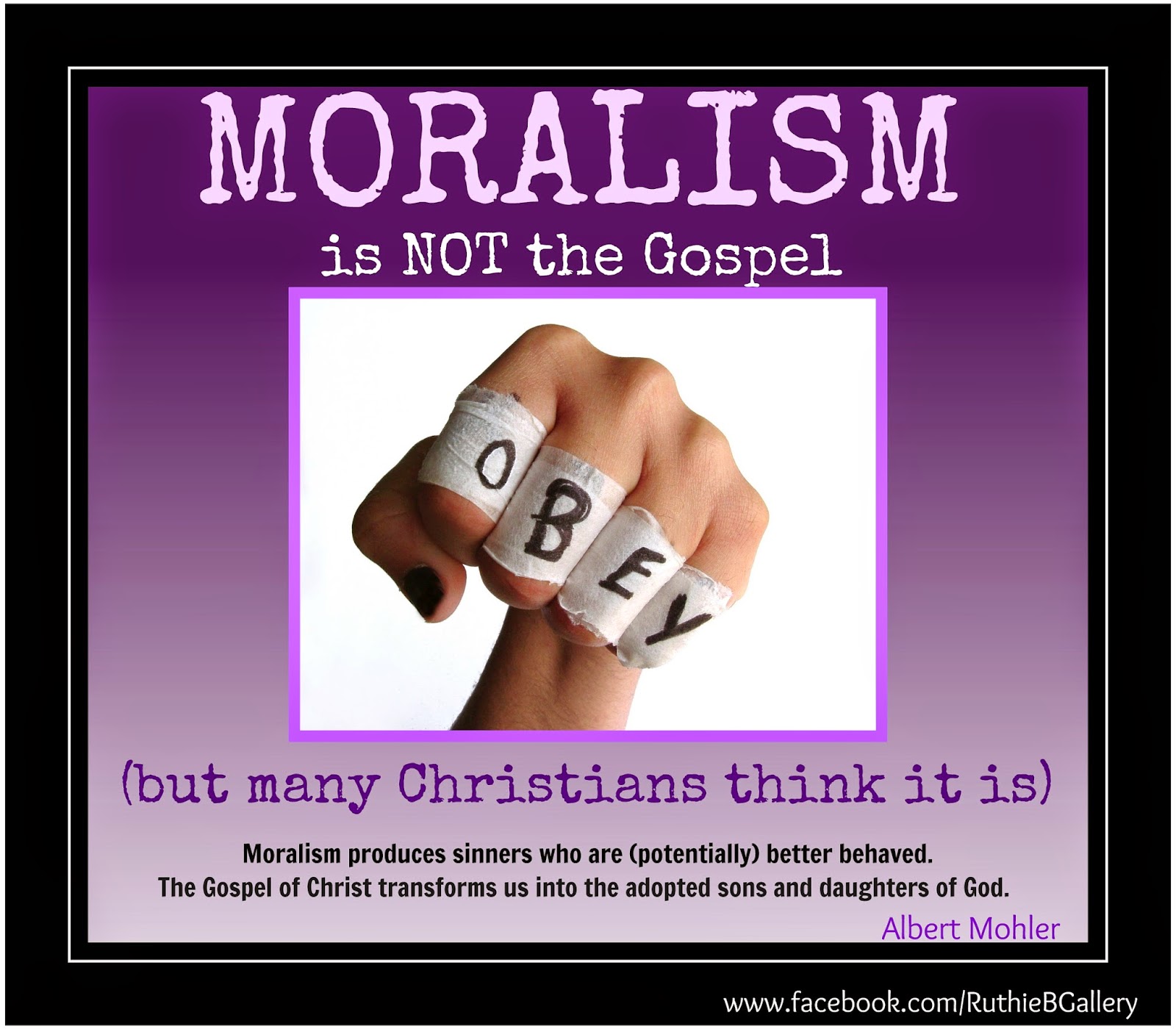 RuthieB Gallery: FALSE GOSPEL