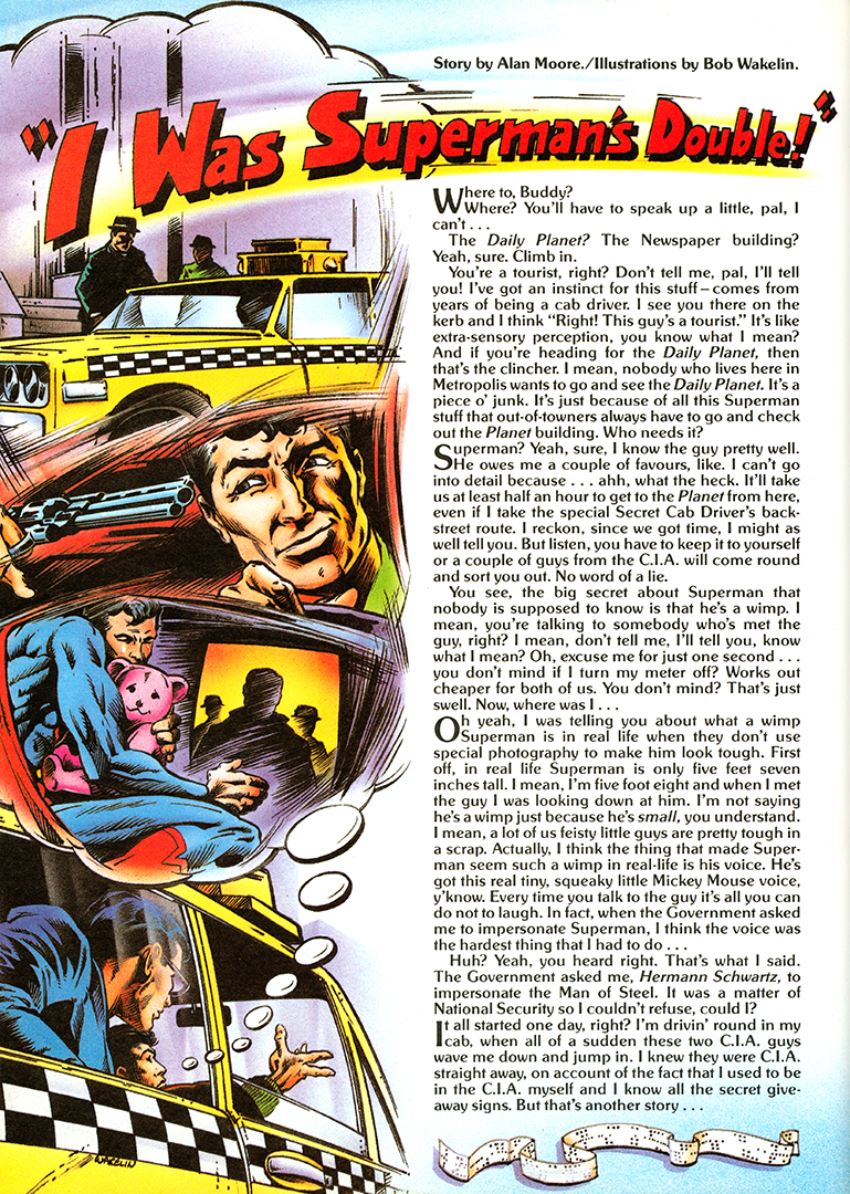 Alan Moore's Forgotten Awesome: Moore's earliest Superman stories - Part 2