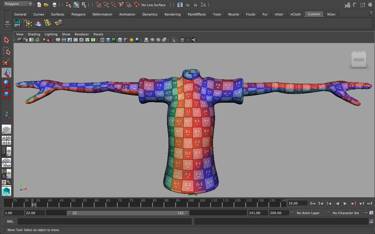 Ayunie Adiana: Pipeline 1: Character UV Layout (The Torso)
