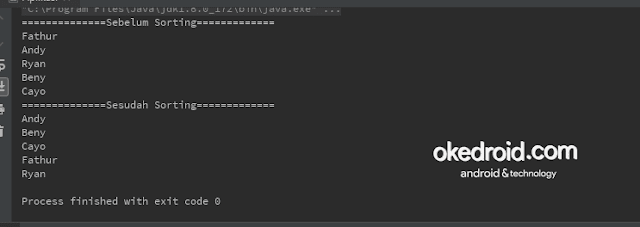 Cara Mengurutkan (Sorting) List Dengan Comparable Di Aktivitas Java - Belajar Java Dengan Mudah
