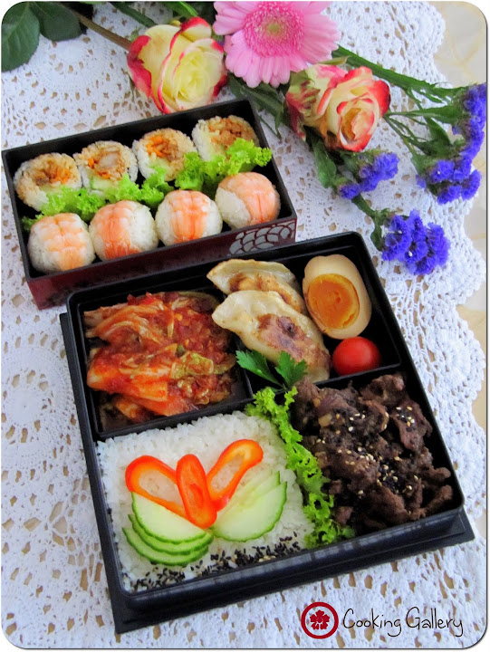 Bulgogi and Kimchi Bento | Cooking Gallery