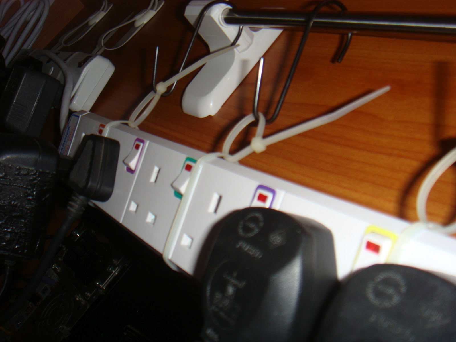 PC Parts and Accessories: Cable Management De-cluttered: Home made ...