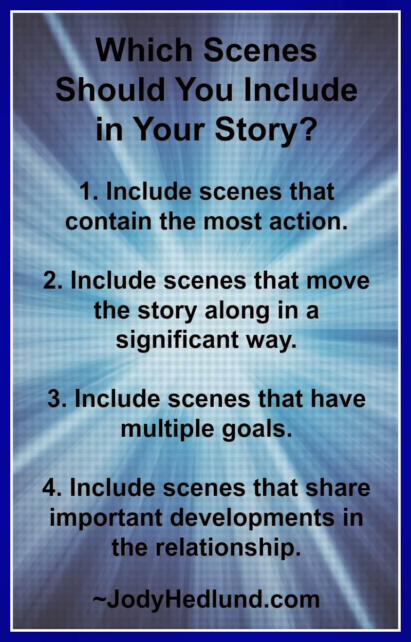 Author, Jody Hedlund: Plotting: How to Know Which Scenes to Include in ...
