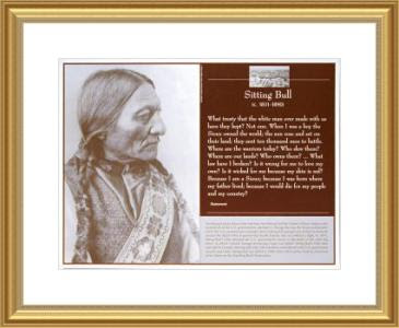 the Art of 12: COMMANDERS IN CHIEFS: TECUMSEH, IROQUIOS, SITTING BULL ...