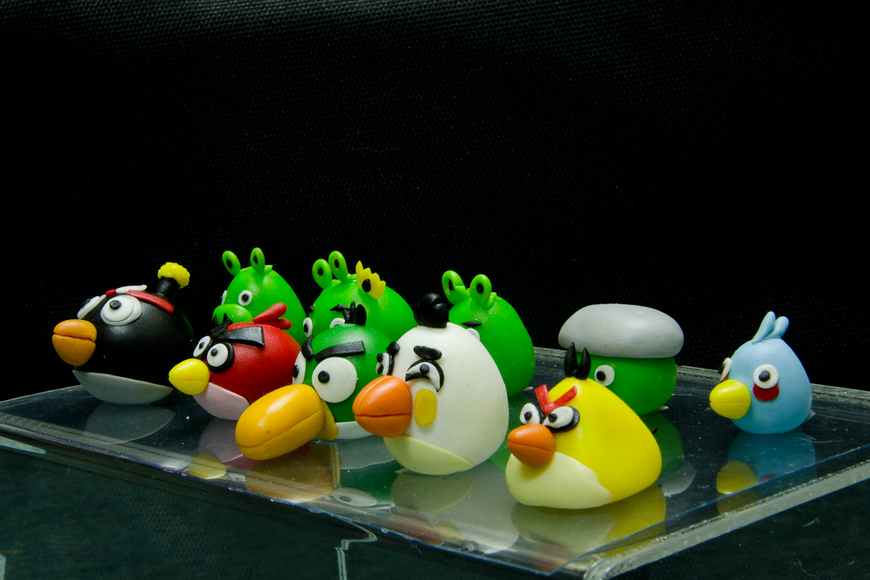 Suan Gallery: Angry birds polymer clay
