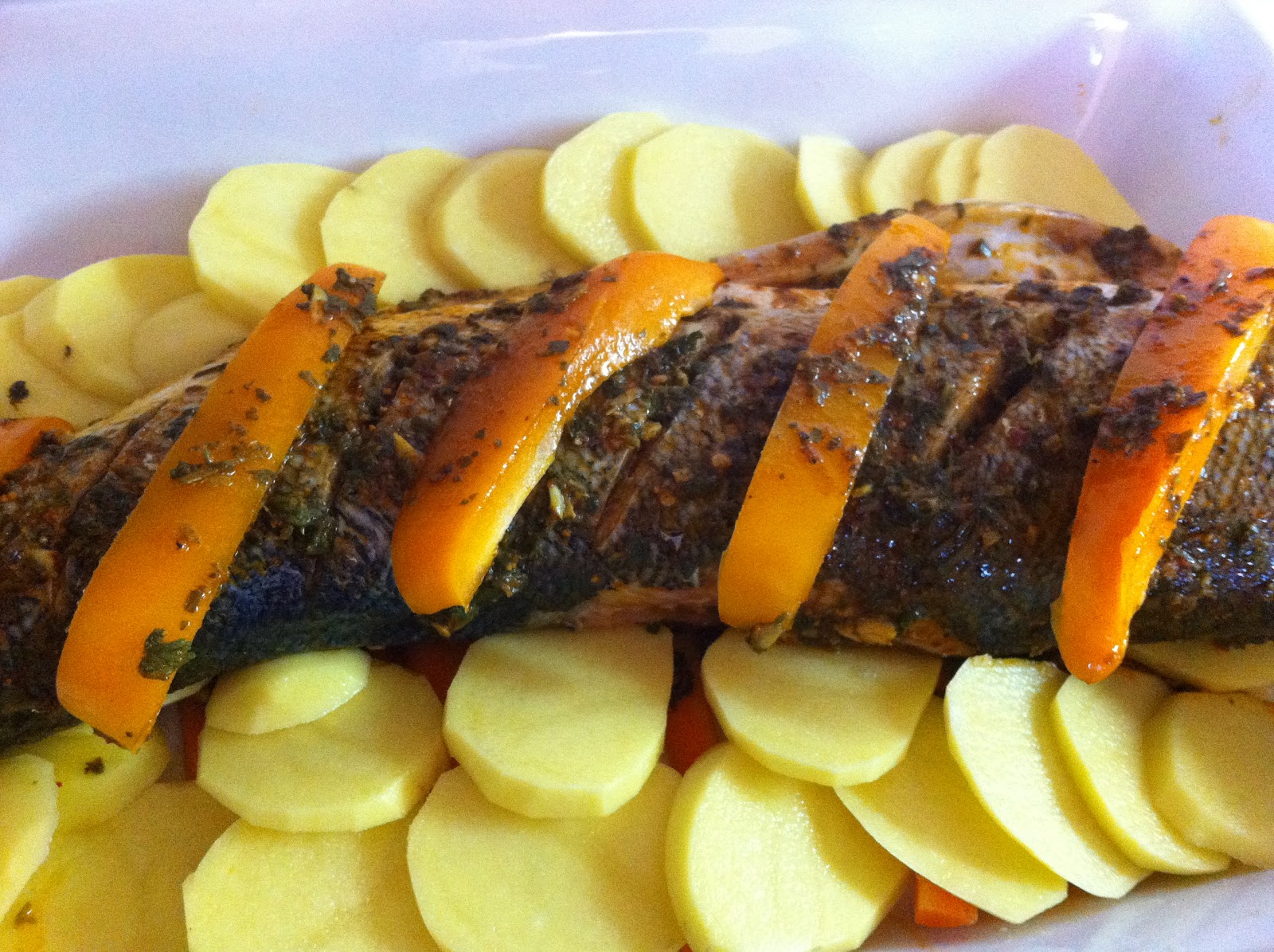 Skinny Simple Recipes: Moroccan Style Baked Fish