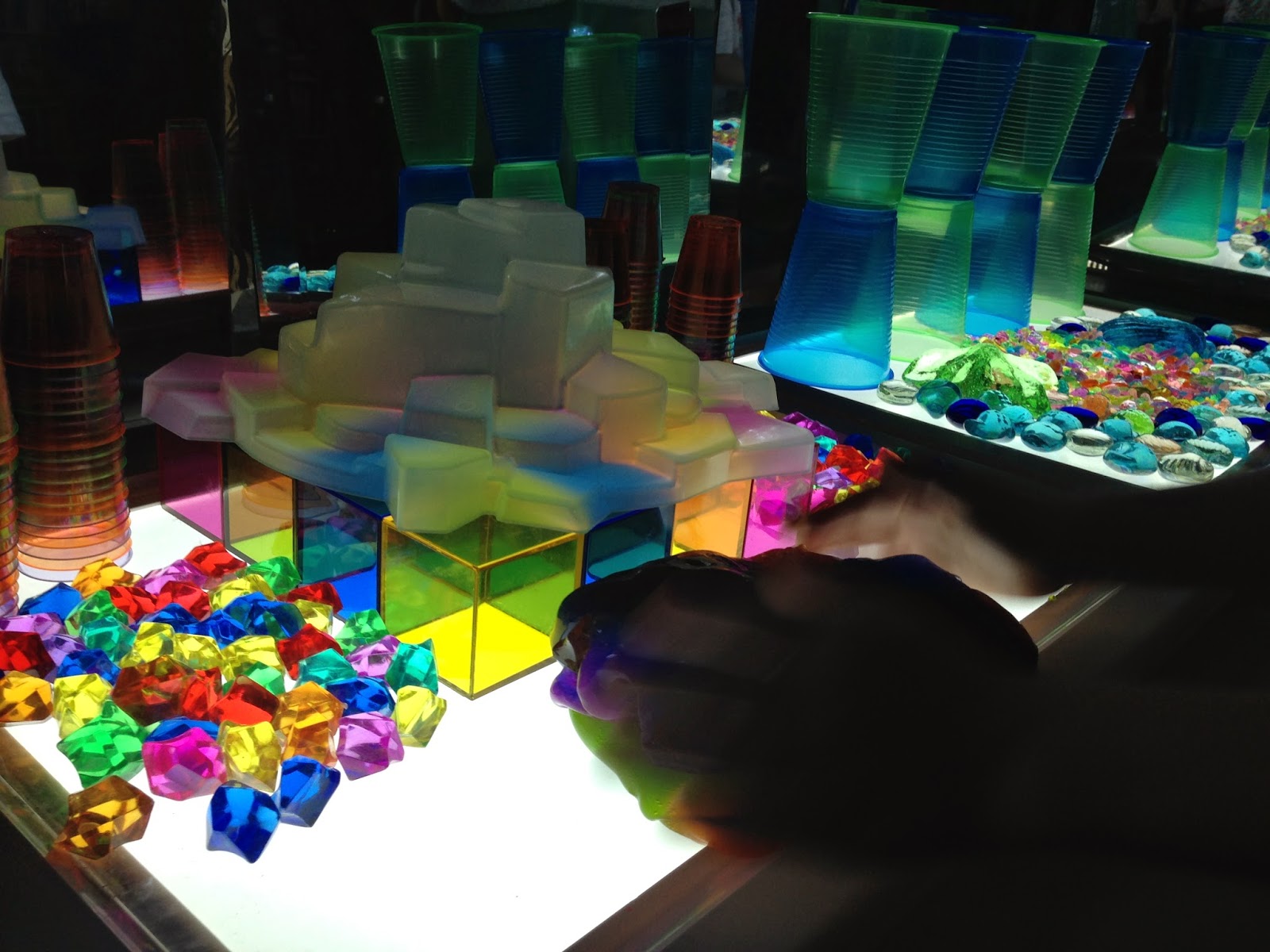 More Light Table Play | Homeschool and Light Tables