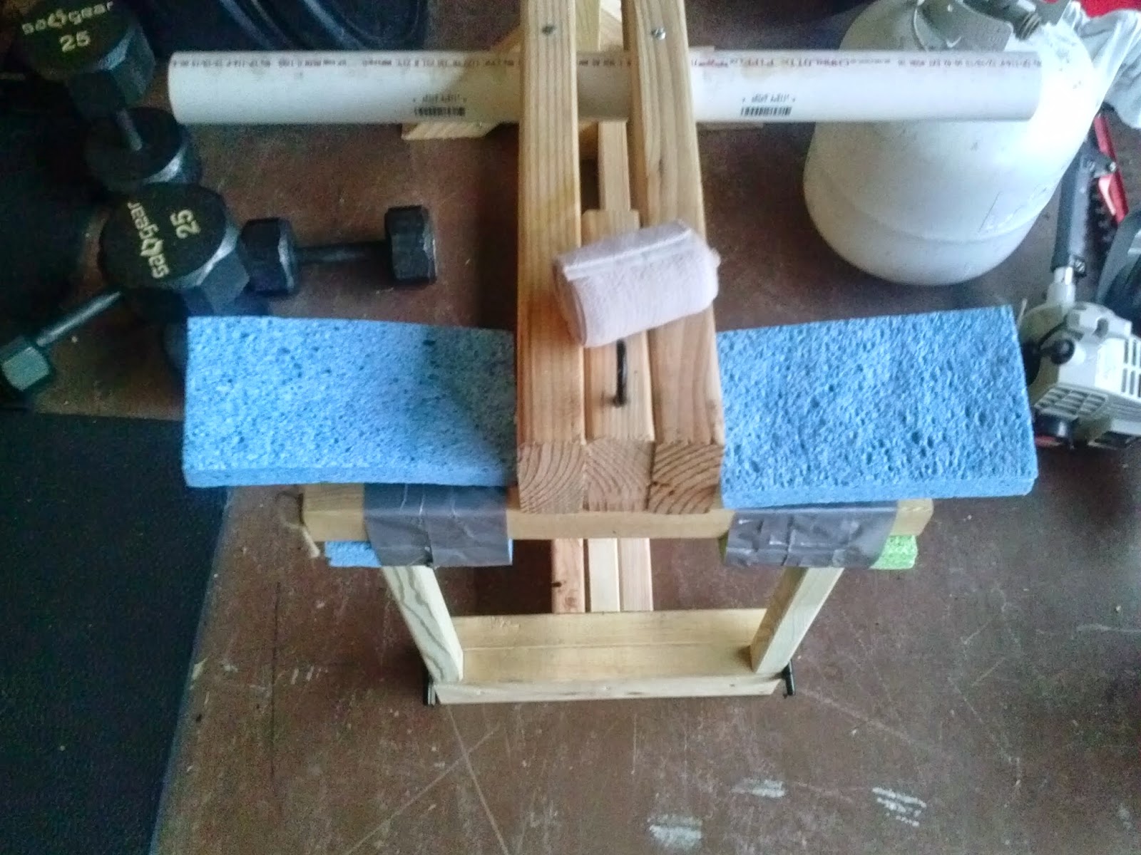 Homemade Calf Raise Machine | Homemade Wooden Power Rack/Power Cage