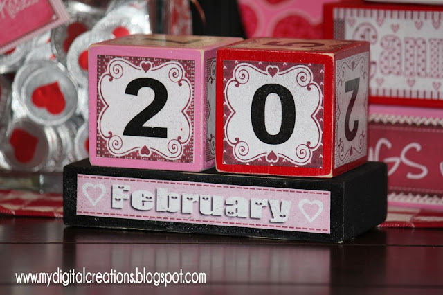 My Digital Creations: NEW PRODUCT - Valentine Countdown Blocks