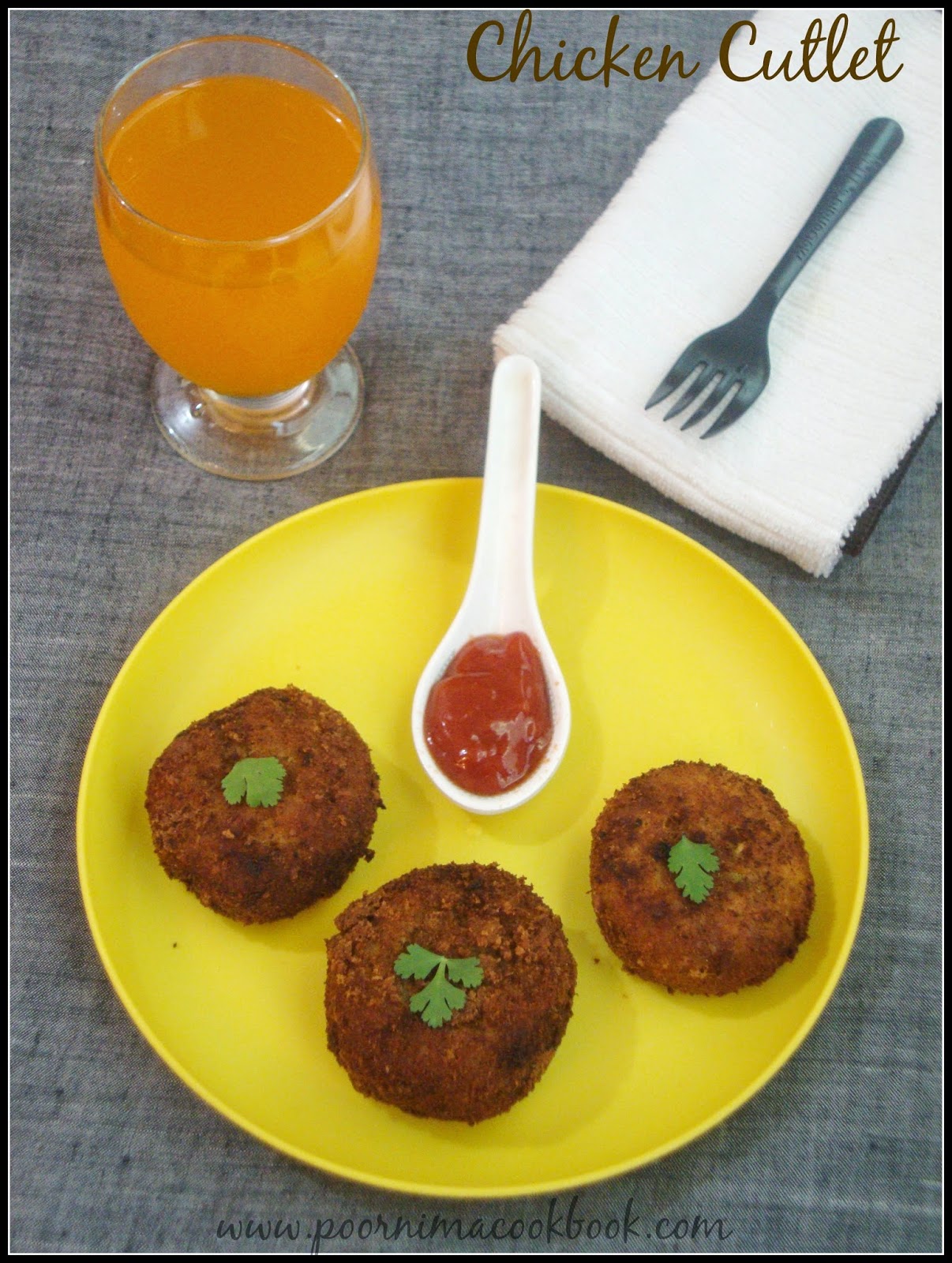 Poornima's Cook Book: Chicken Cutlet / Minced Chicken Cutlet