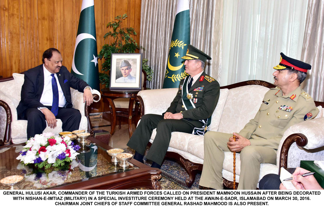 A blog of Pakistan-Turkey relations: President of Pakistan conferred ...