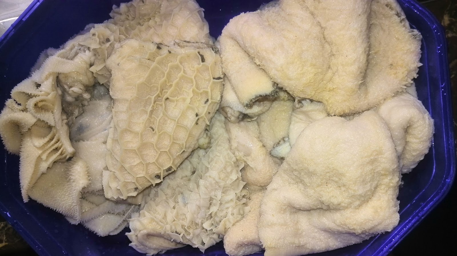 namakucella: KERABU PAKU RAWAN + PERUT LEMBU