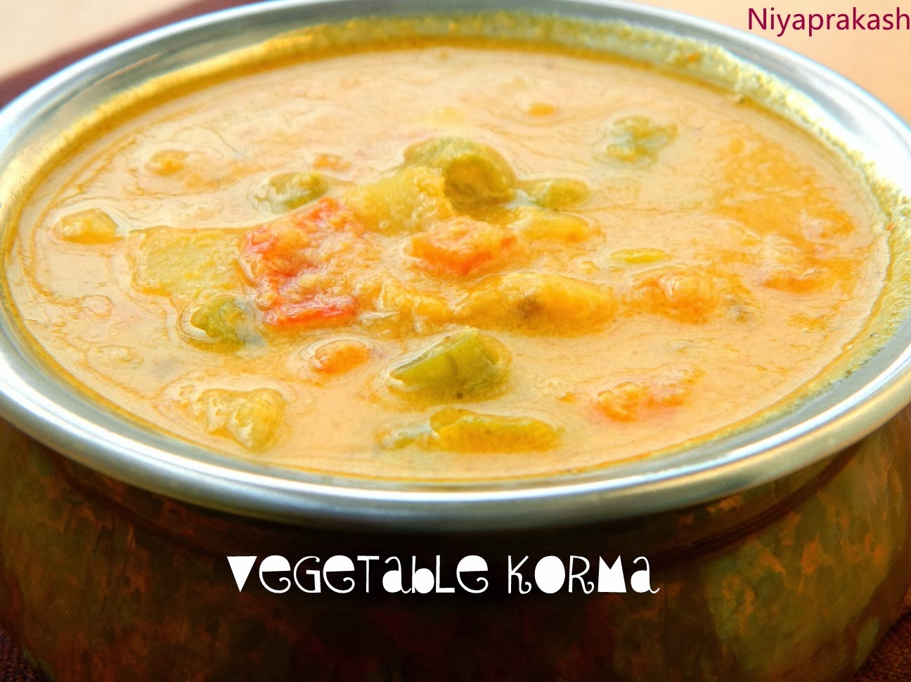 Niya's World: Vegetable Korma