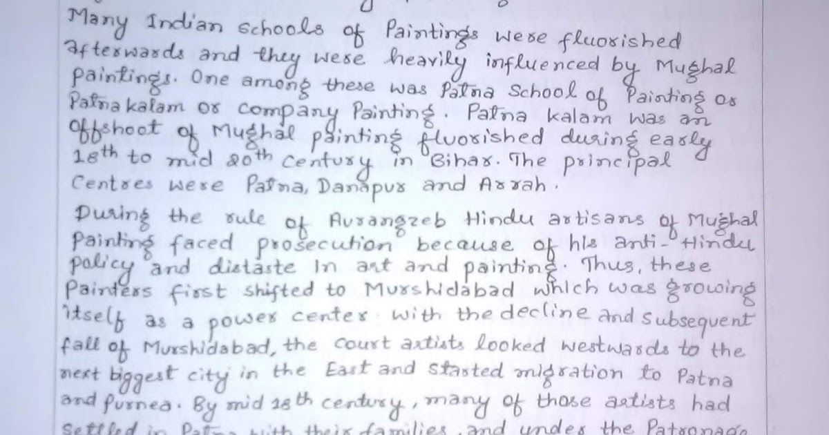 GENIUS STUDY PORTAL: PATNA KALAM PAINTINGS NOTES IN ENGLISH FOR BPSC ...