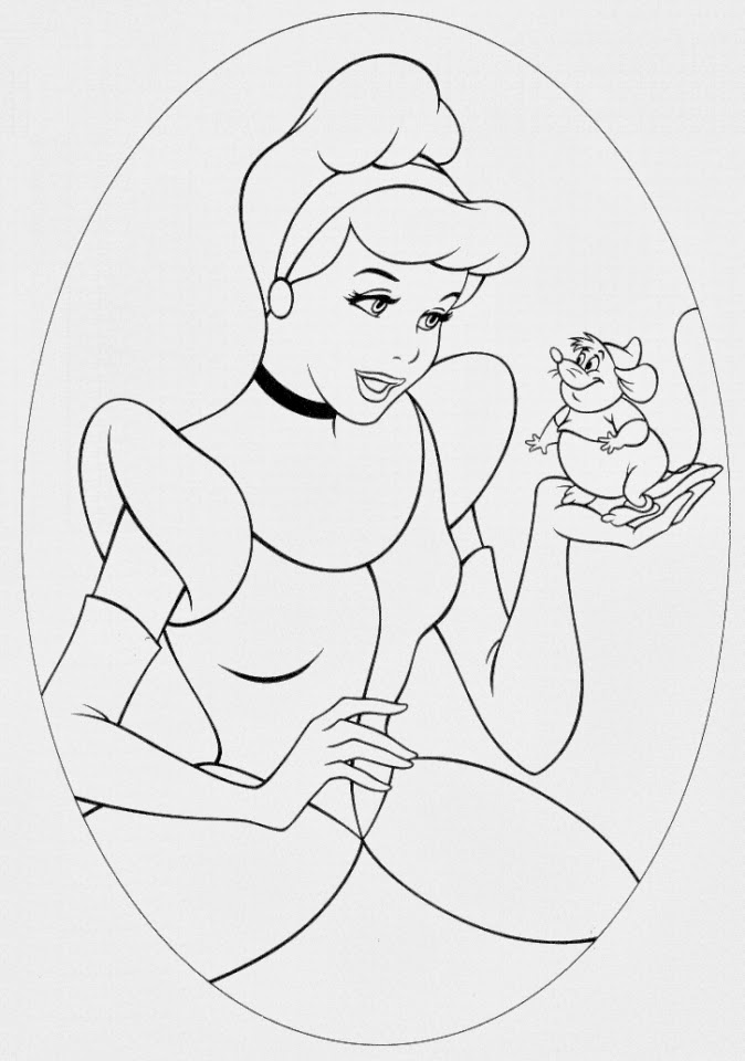 Baby Cinderella Coloring Pages Coloring Pages