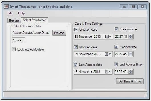 Vista Change Date Modified: Software Free Download - bloggingbomb