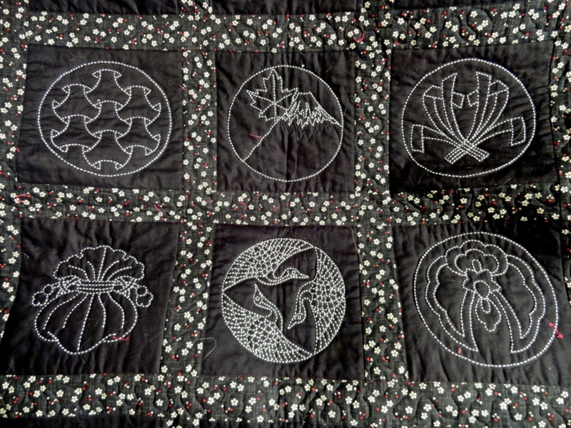 SuzieQ Quilts: Sashiko Sampler Quilt