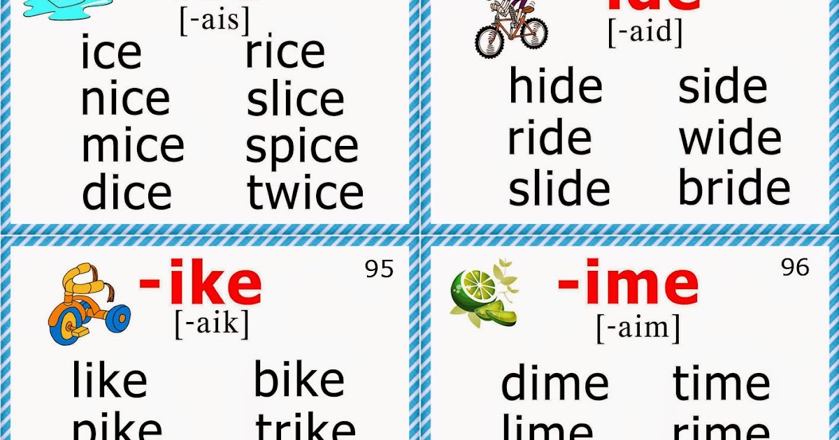 Phonics Flashcards (Long I Vowel)