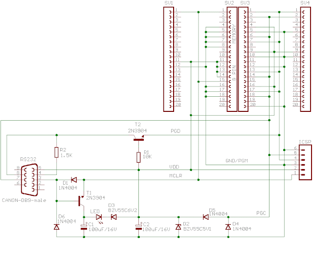 Microcontroller projects.: Serial PIC programmer.