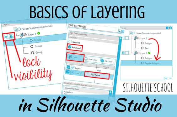 How to Use the Layers Tool in Silhouette Studio - Silhouette School