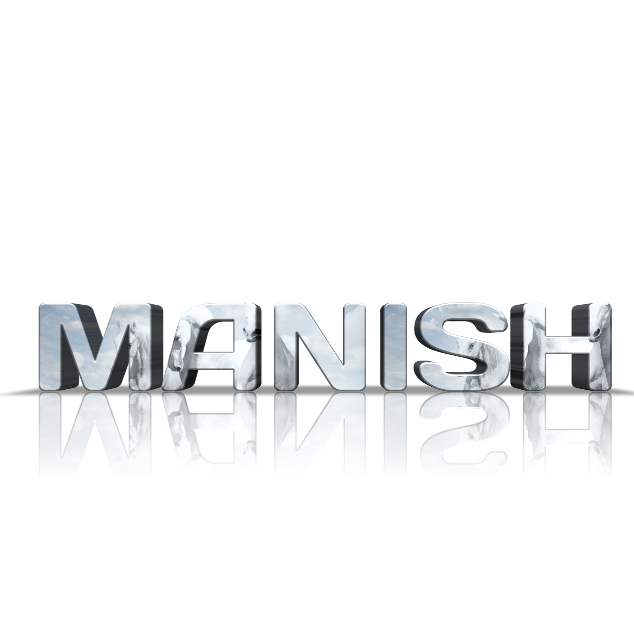 Manish 3d name PNG image