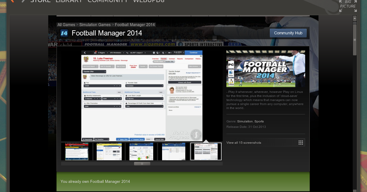 Football Manager 2014 Release Date Announced ~ Web Upd8: Ubuntu / Linux ...