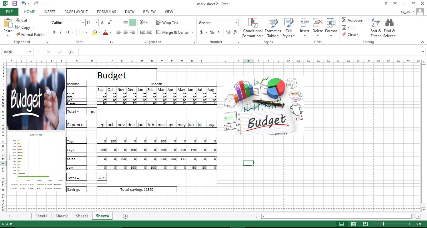 ICT Corner by BTSC: MS Excel - Grade 7 Projects