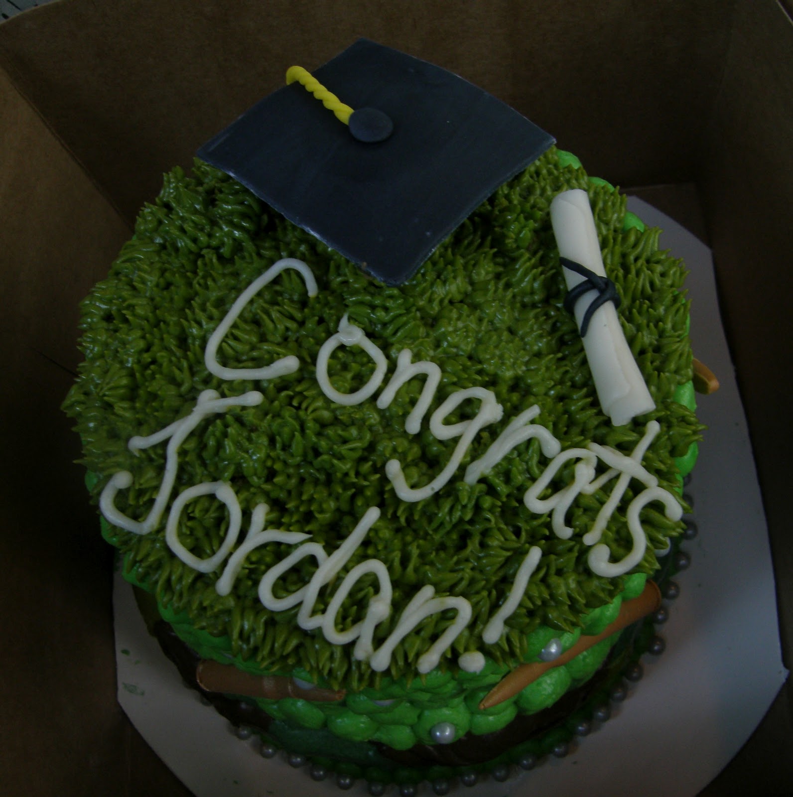Mrs. Lydia's Kitchen: Country Boy- Graduation Cake