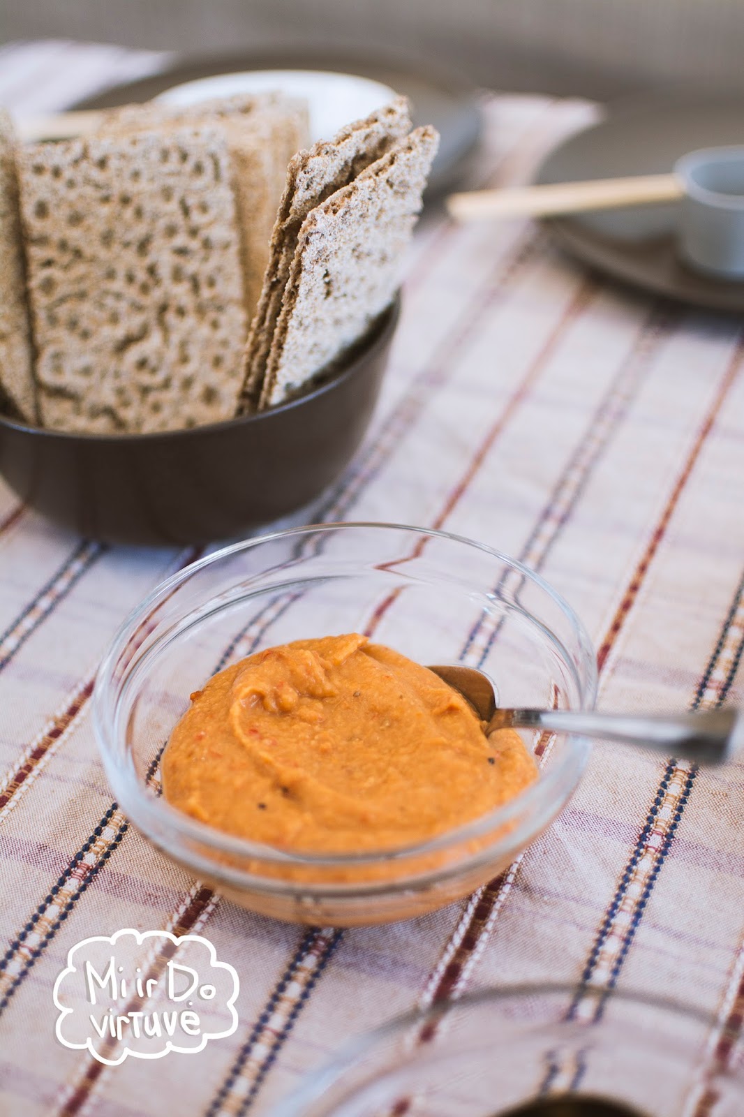 Mi ir Do virtuvė: Paprikinė pupelių užtepėlė su džiovintais pomidorais