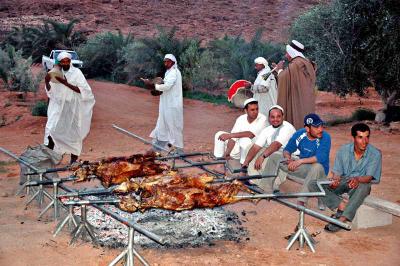 histiore et culture patrimoine d' Ain kermès : Historique du méchoui