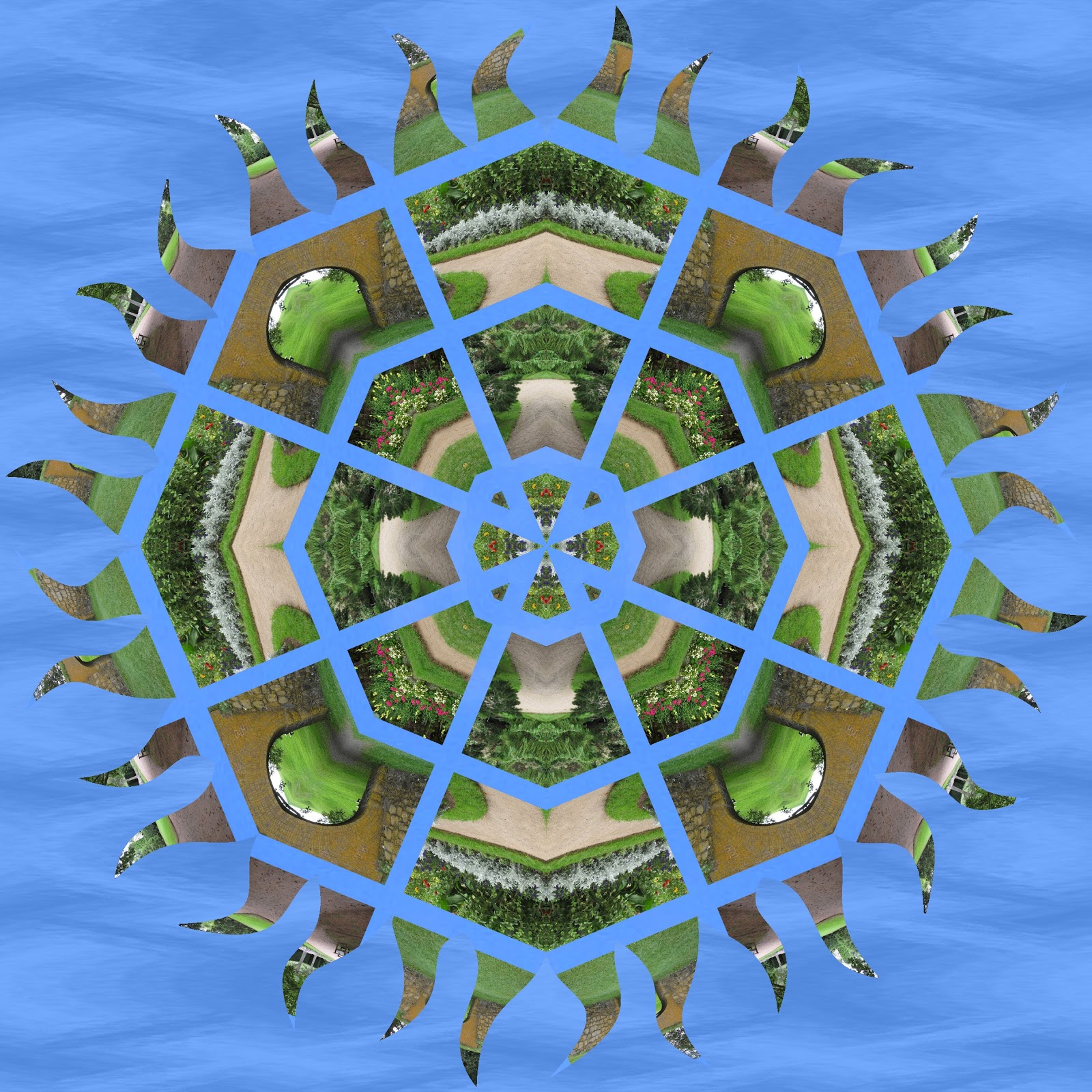 Fab Fabrications--Kaleidoscopes from Nature Images Emphasizing Geometry ...