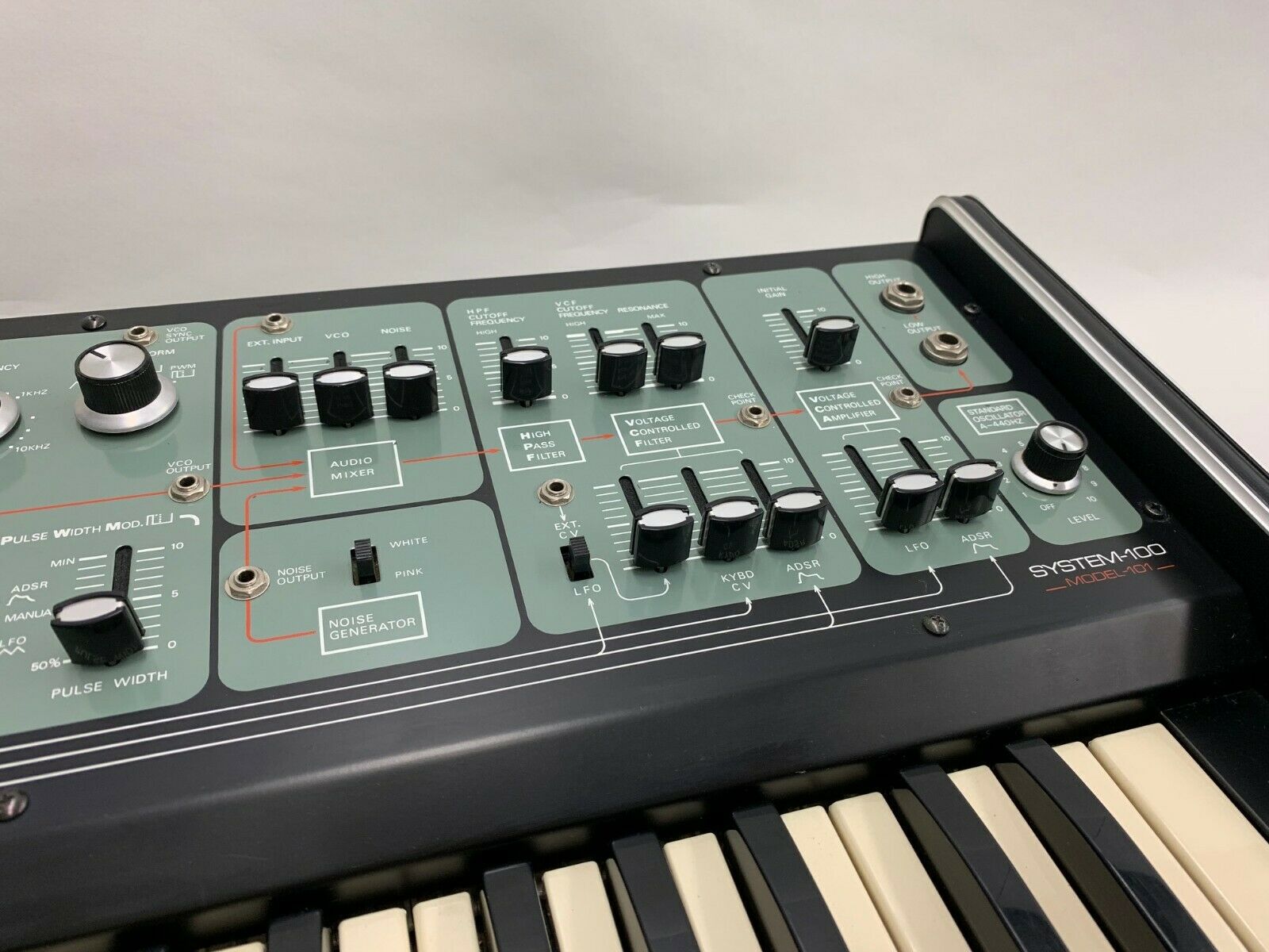 MATRIXSYNTH: Roland System 100 Model 101 Vintage Synthesizer SN 713927