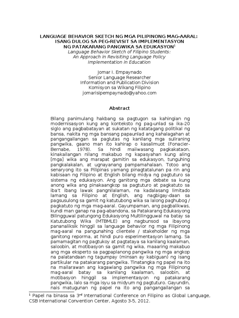 multilinggwalismo kahulugan - philippin news collections