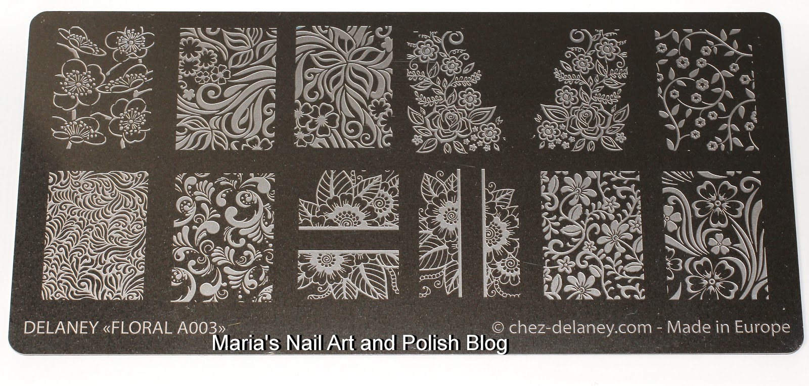 Marias Nail Art and Polish Blog: Delaney stamping plates review