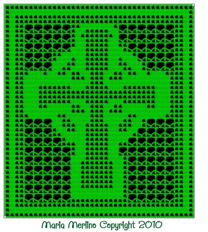 Filet Crochet: Crochet Filet Lacet Celtic Cross Irish St. Patrick's Day ...