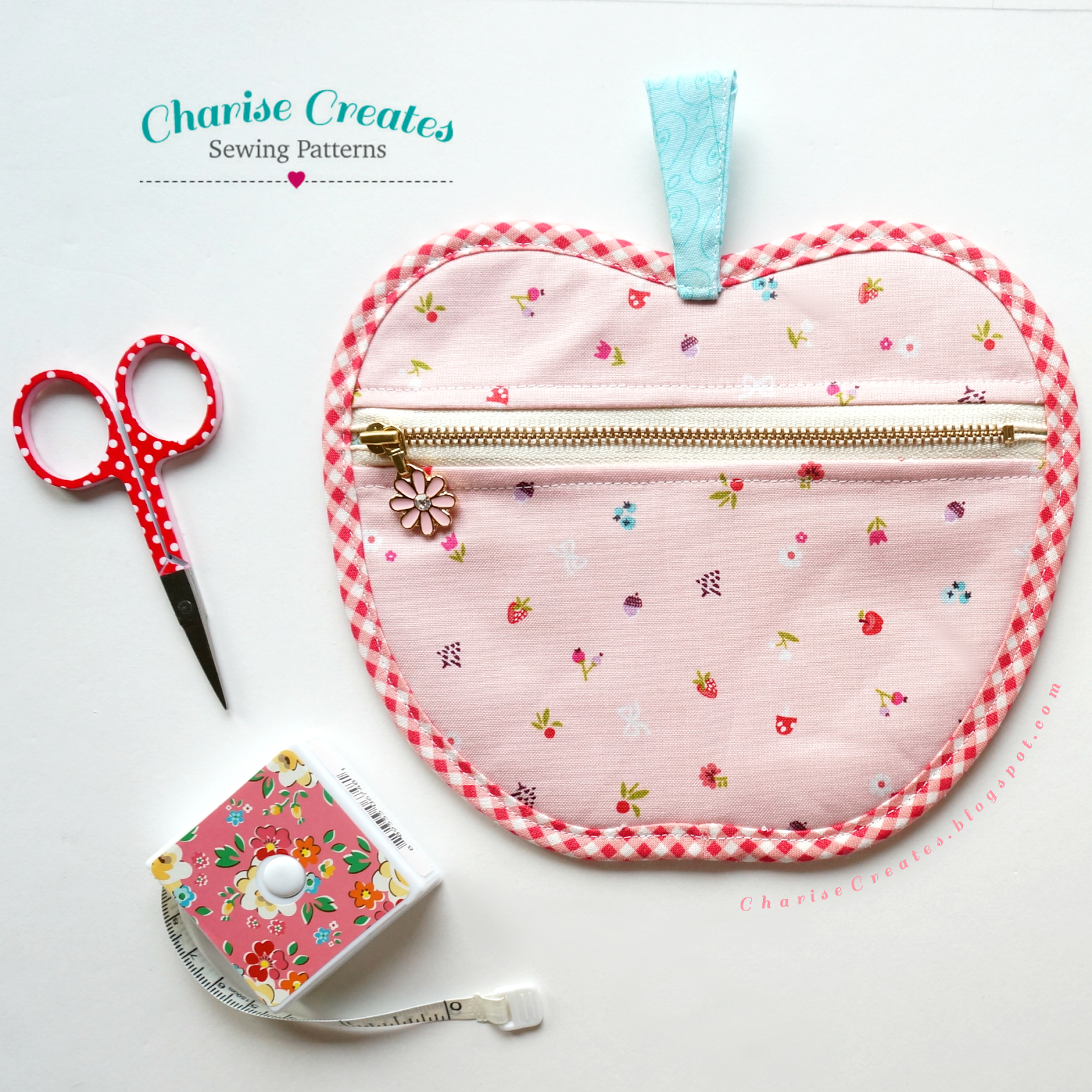 Charise Creates: Apple Pouch - a new pattern