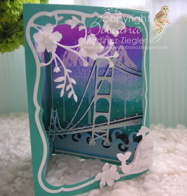 Stamping with Bibiana: Triangular Diorama