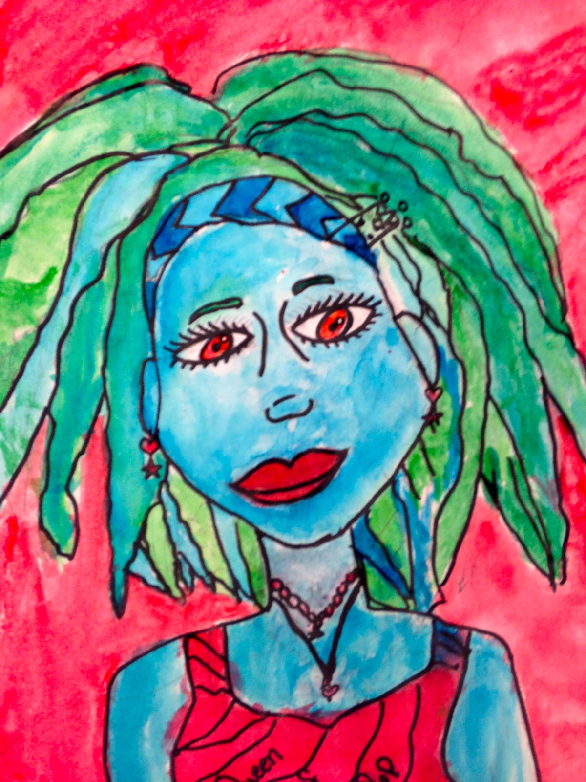 Sand Creek Star Gallery: 4th Grade Pop Art Self Portraits