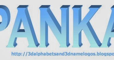 3D Name Logos: Pankaj 3D Name Logo