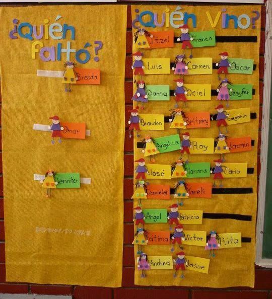 10 ideas de pase de lista